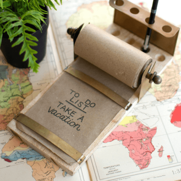 Antique Brass Mini Desk Note Roll – Homeplistic